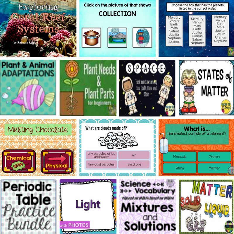 Self-grading Teacher Made Science Resources | Boom Learning News